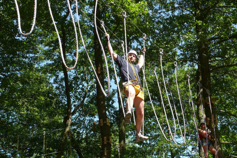 rope park - one of the largest in Poland! long-shooting. com